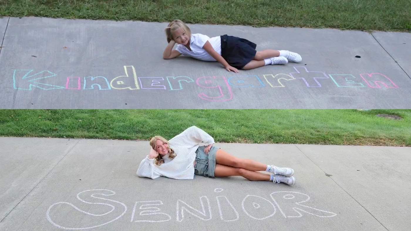Dad Interviews Daughter on First Day of School Every Year - Blurred Culture